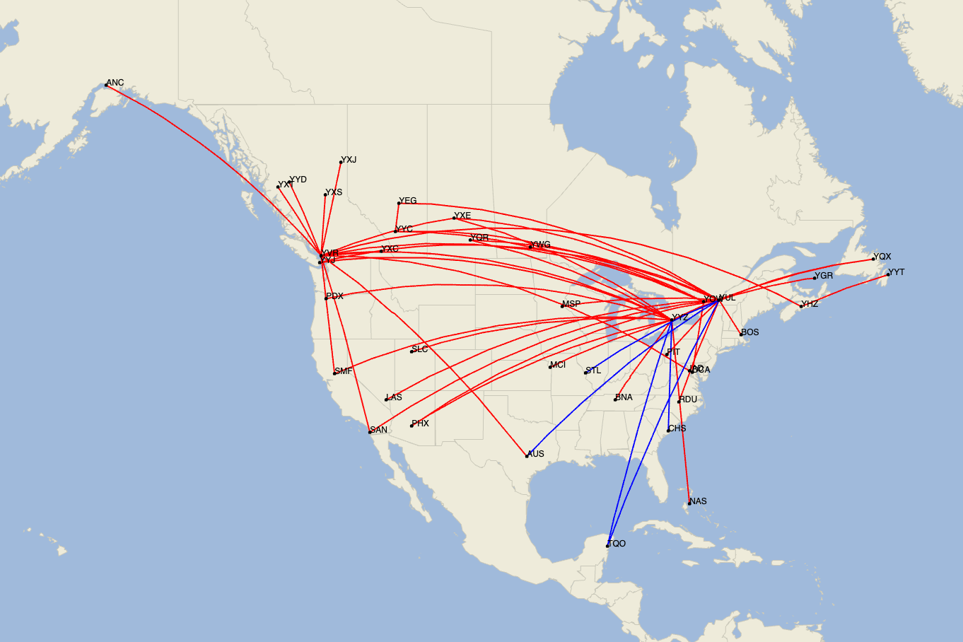 Air Canada adds 5 new routes, 2 destinations in big transborder ...