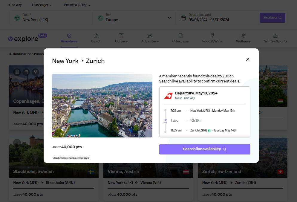 Point.me launches new Explore tool for travelers with no specific ...