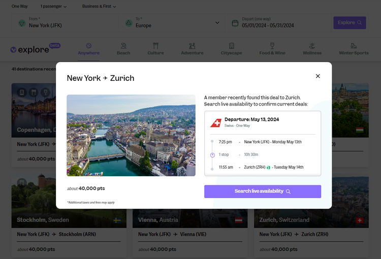 Point.me launches new Explore tool for travelers with no specific ...