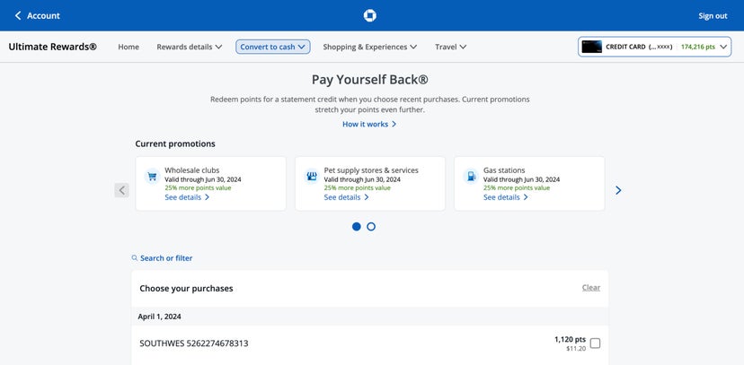 Chase's Pay Yourself Back feature: How to maximize cash back using your ...