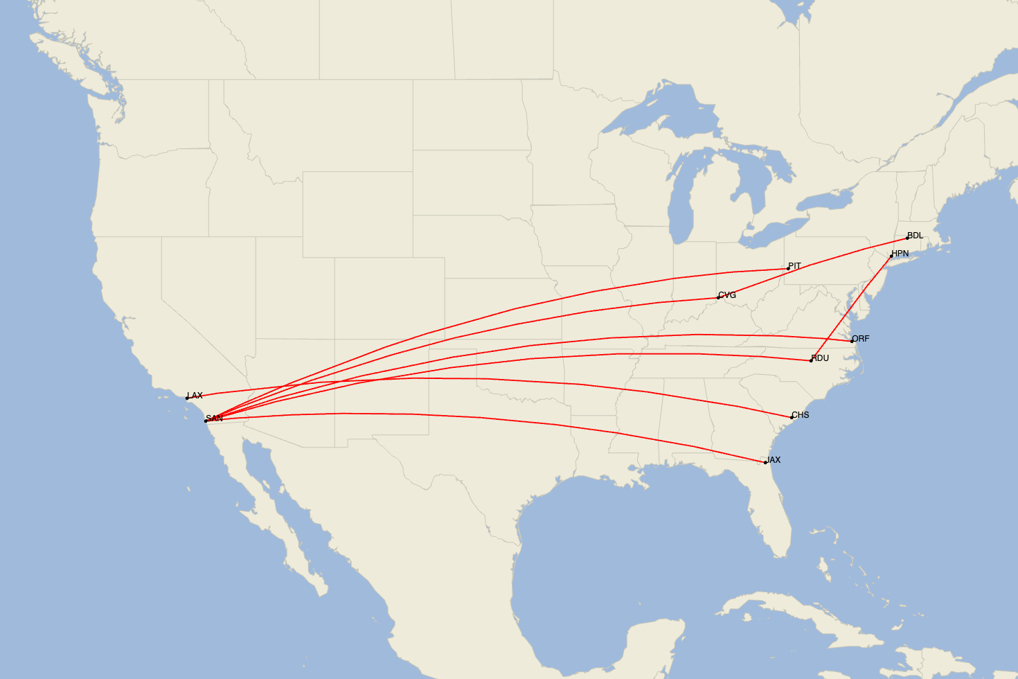 Breeze adds San Diego service in 8-route expansion - The Points Guy