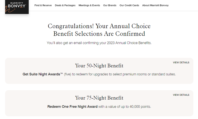 Marriott Choice Benefits are live: How to select this annual perk - The ...