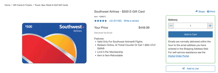 It's back: How to save $50 on a Southwest Airlines flight with a ...