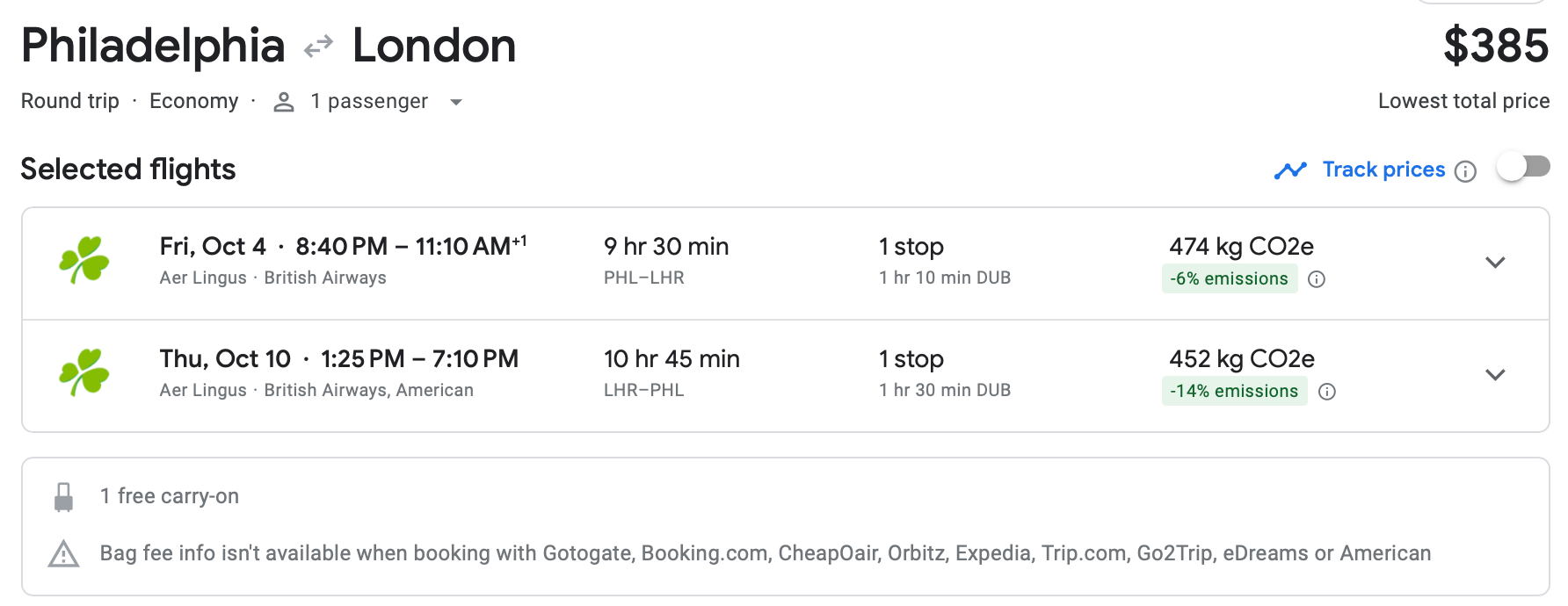 Deal alert: Fall fares to London from Chicago, Philadelphia from $362 ...