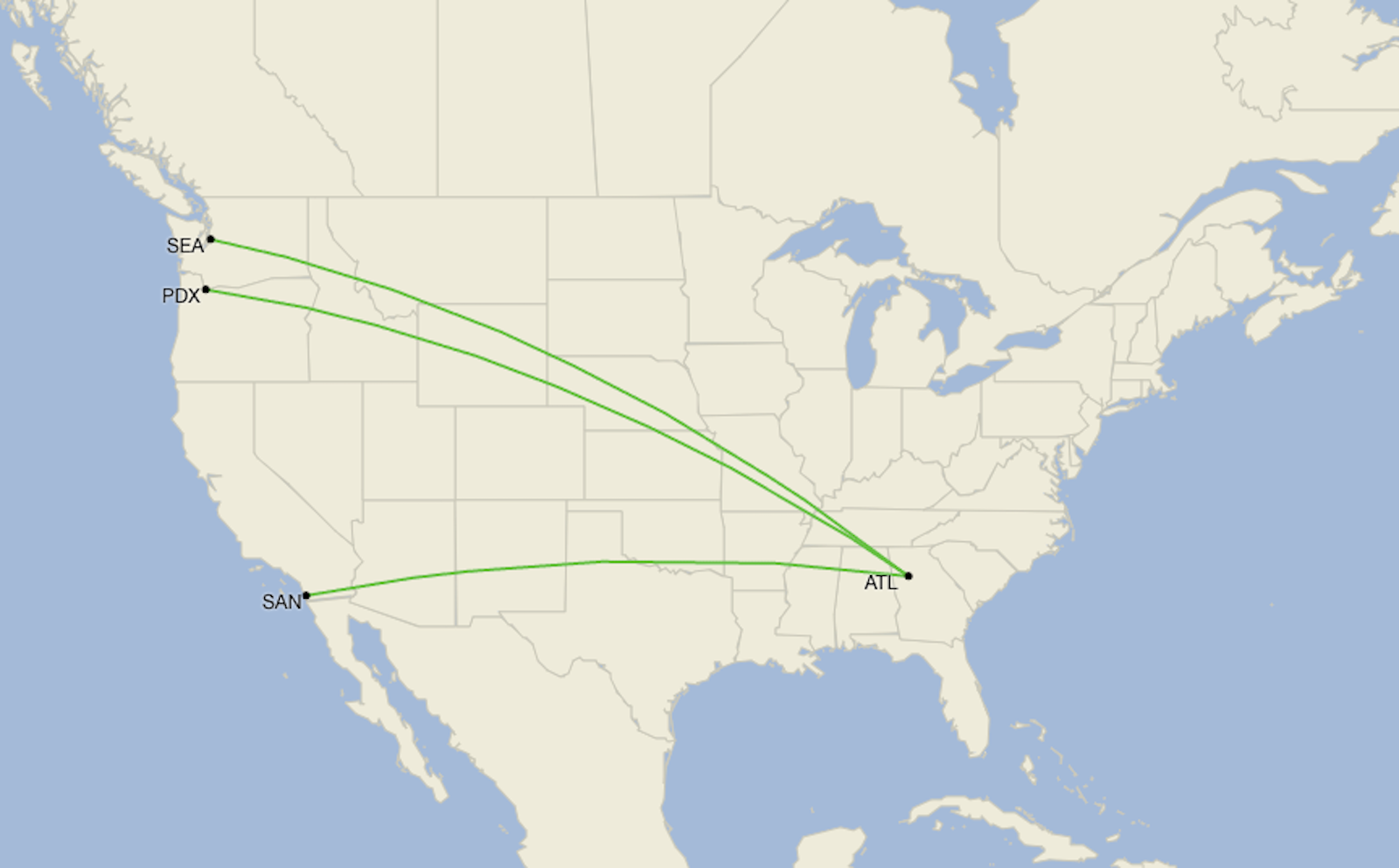 Alaska Airlines to launch nonstop from Portland to Atlanta - The Points Guy