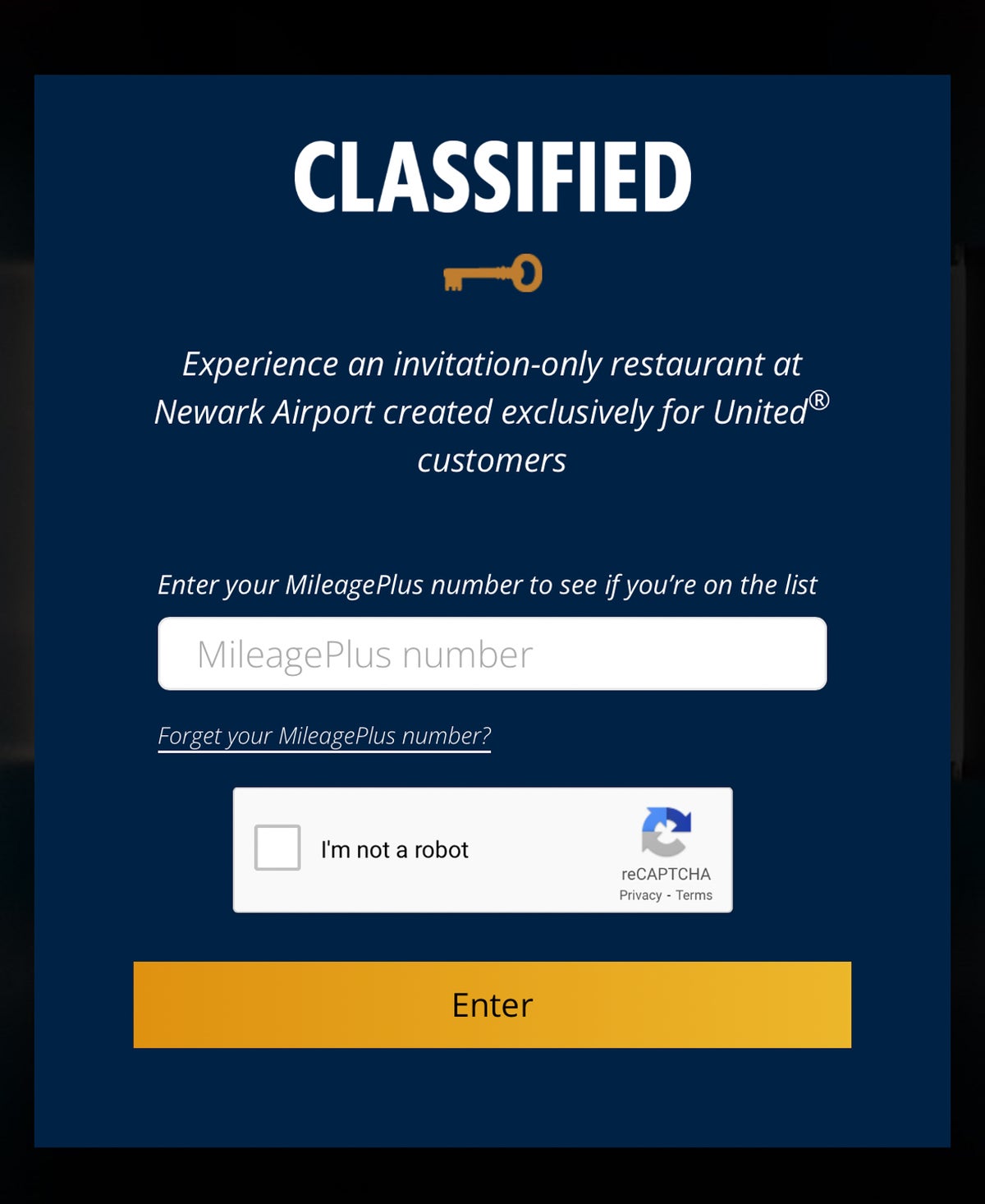 Review: United's invite-only Classified restaurant at Newark - The ...