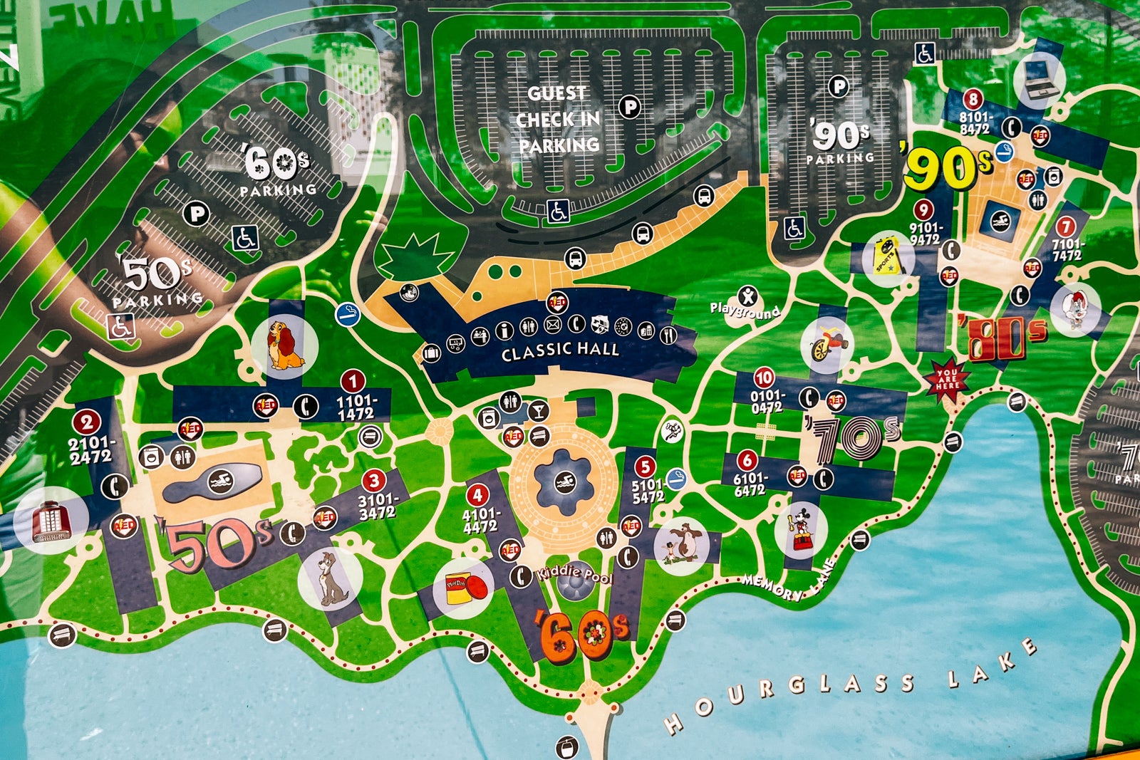 Pop Century Resort Map