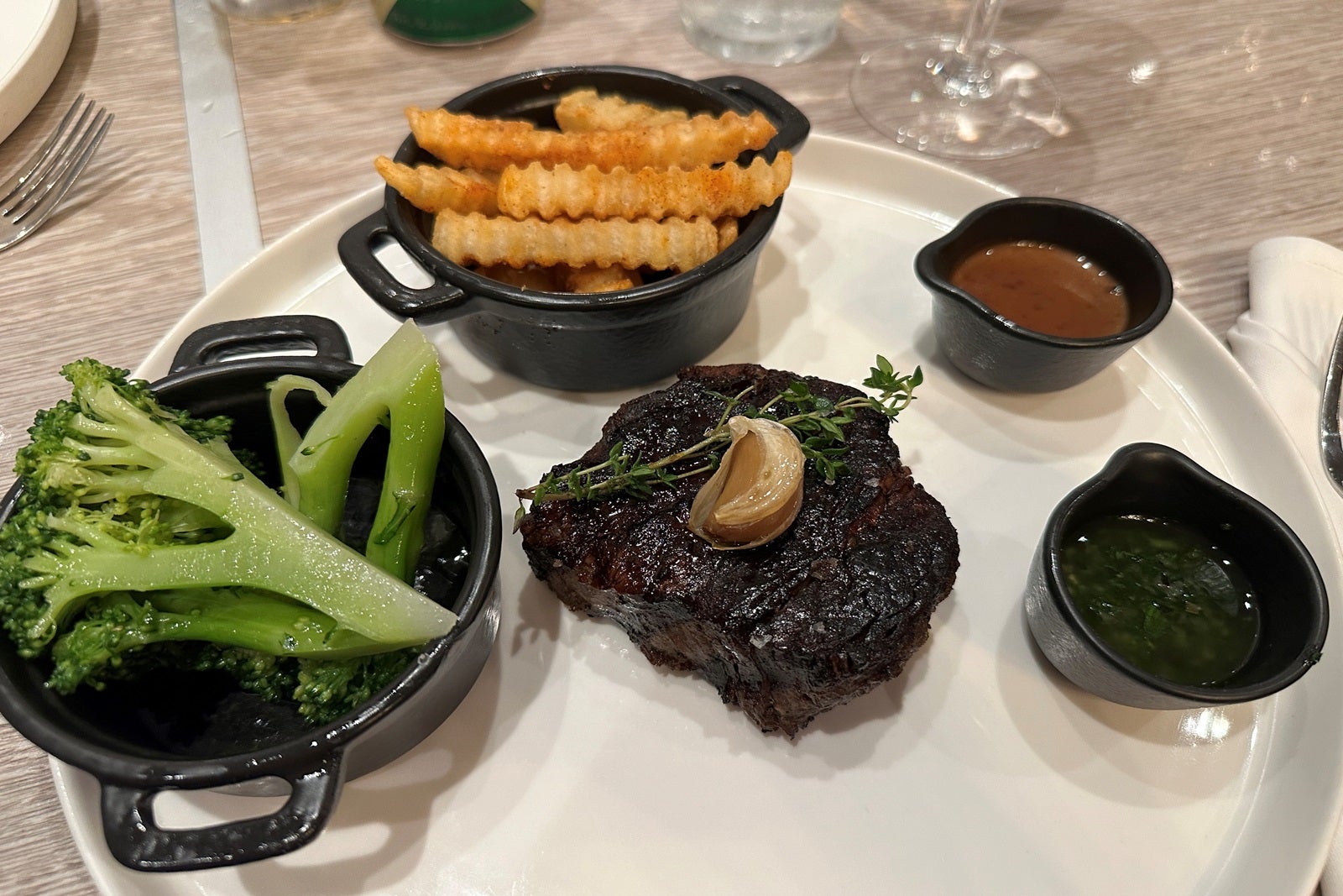 Fahrenheit 555 steakhouse on Carnival Cruise Line (with menu) - The ...