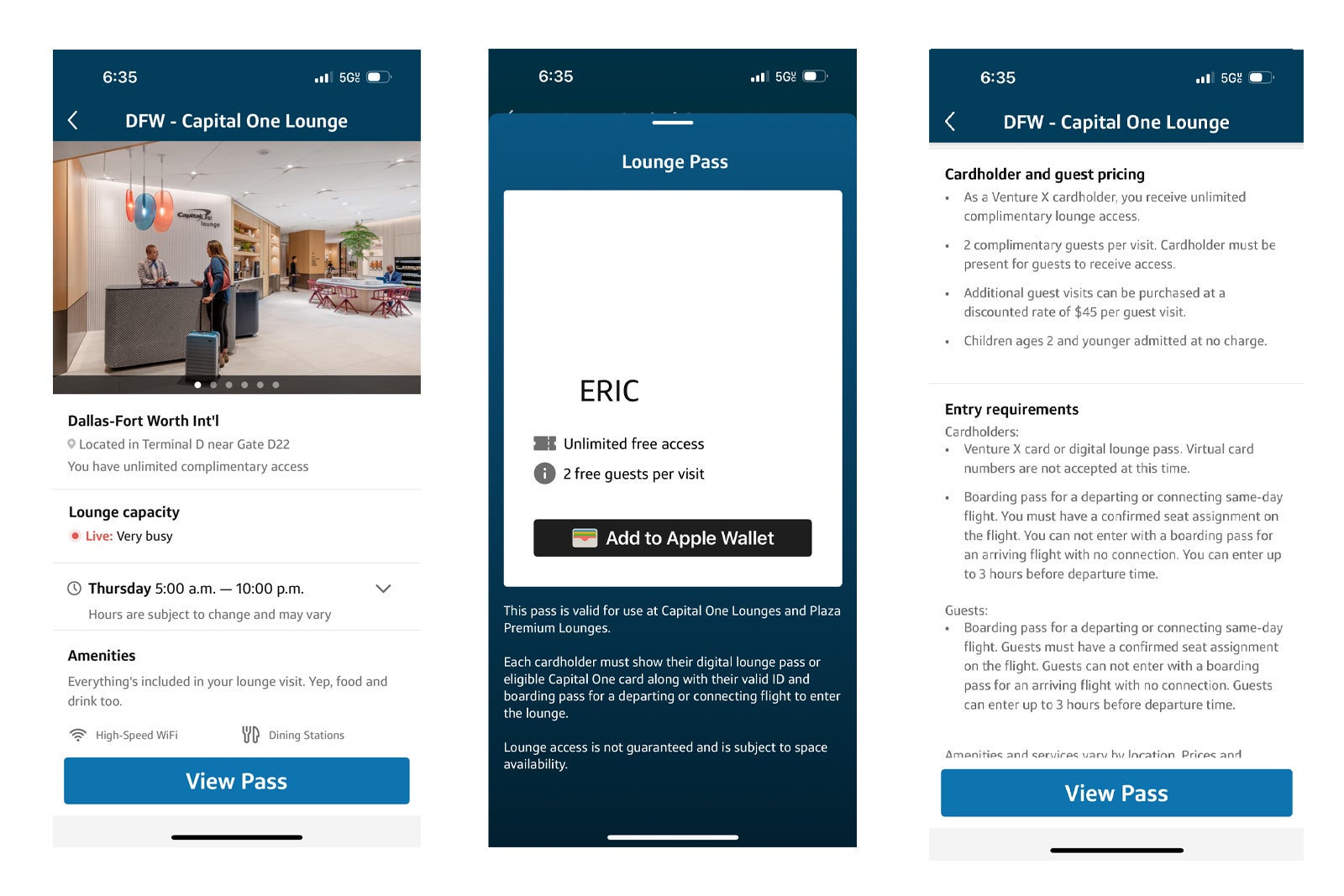 How to access Capital One Lounges through the app - The Points Guy