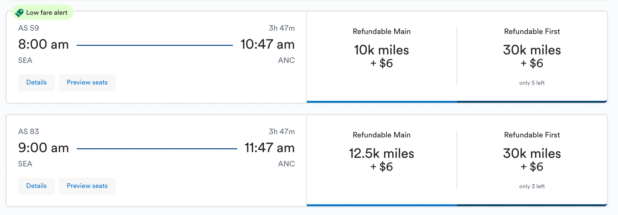 Alaska Airlines Mileage Plan award chart changes are now live - The ...