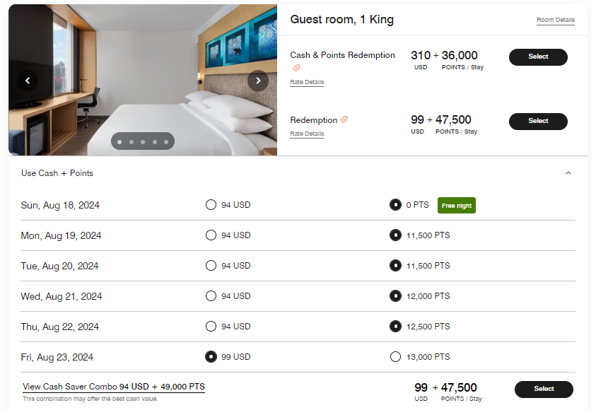 Get a fourth or fifth night free when redeeming points - The Points Guy