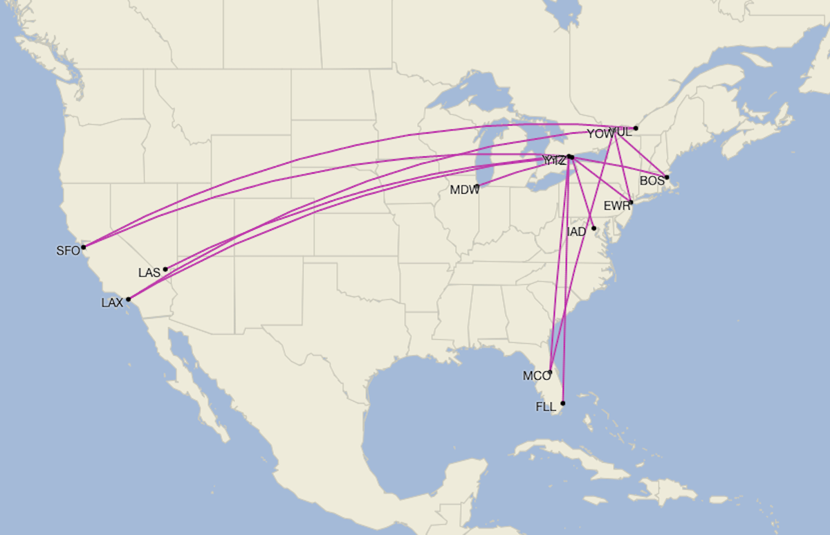 Porter Airlines adds service between Montreal and California - The ...