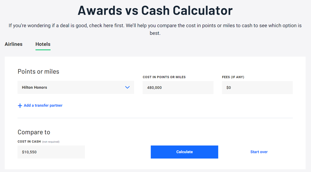Calculating redemption values when you use points and miles - The ...