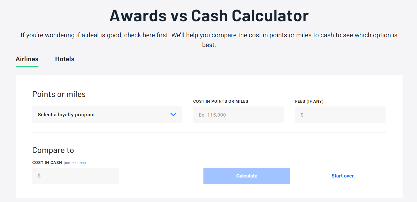 Calculating redemption values when you use points and miles - The ...