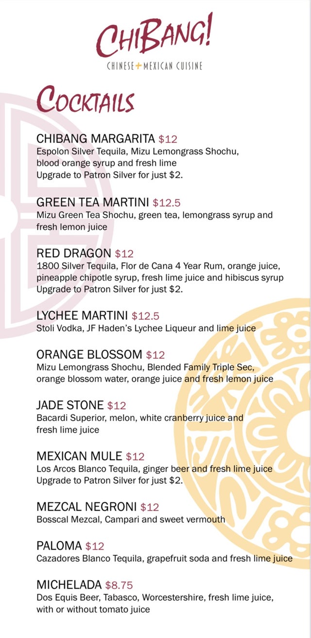 Chibang: Carnival Cruise Line's hybrid Chinese and Mexican restaurant ...