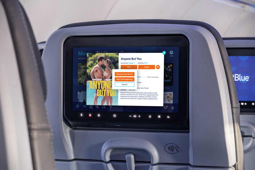 JetBlue debuts updated inflight TV software with cool new features ...
