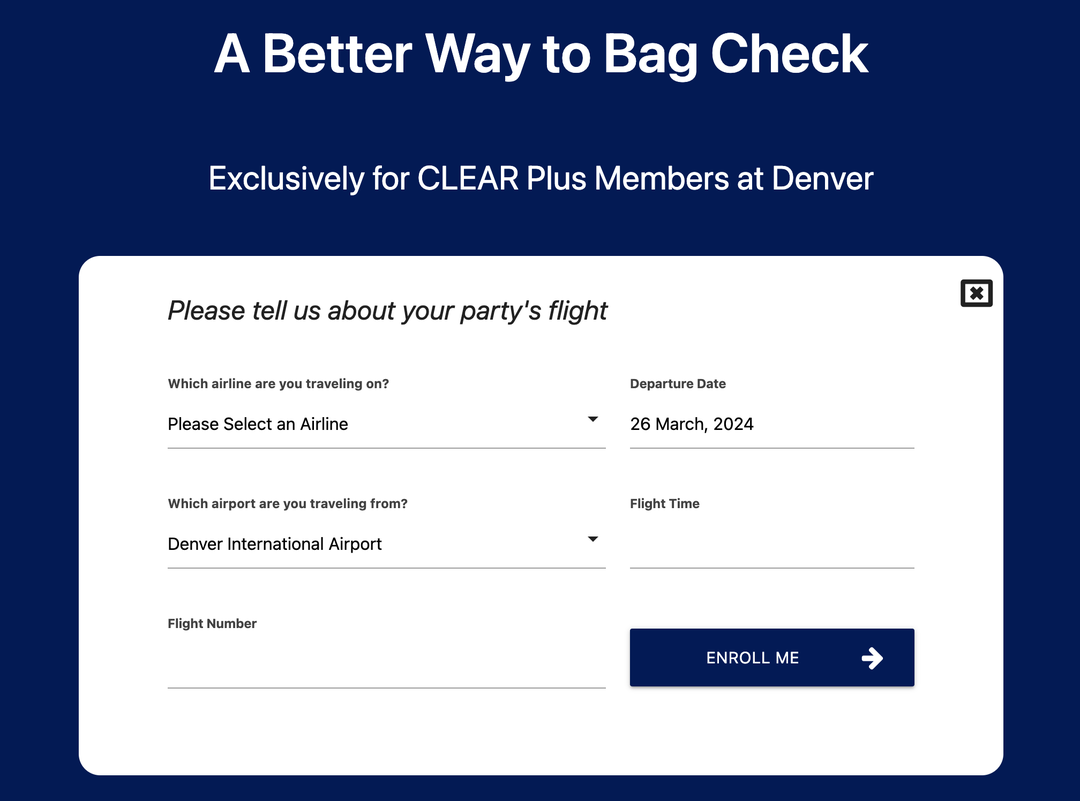 Attention, Clear users: Expedited curbside bag drop-off service is now ...