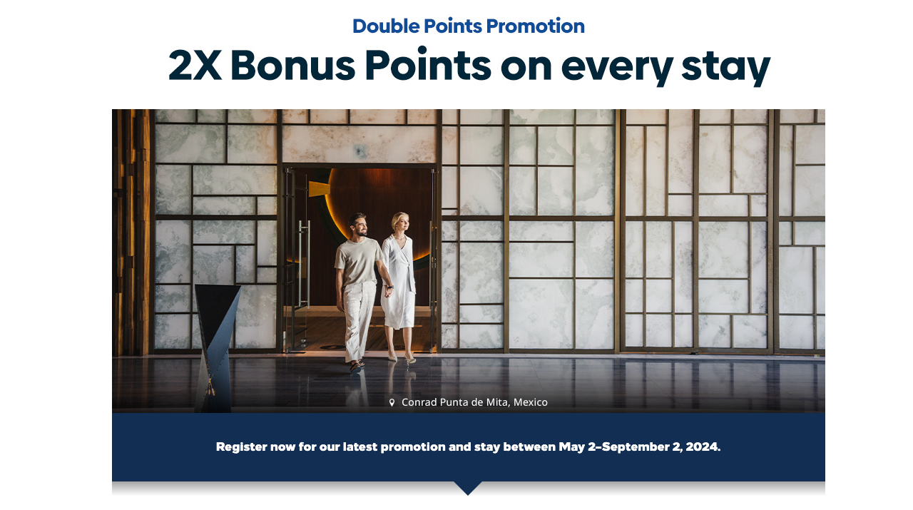 Hilton Honors promo: Earn double points on every stay this summer - The ...