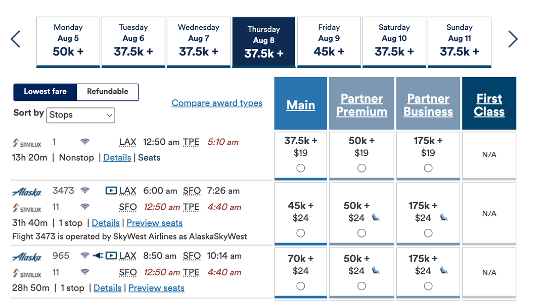 How to book Starlux Airlines flights using points and miles - The ...