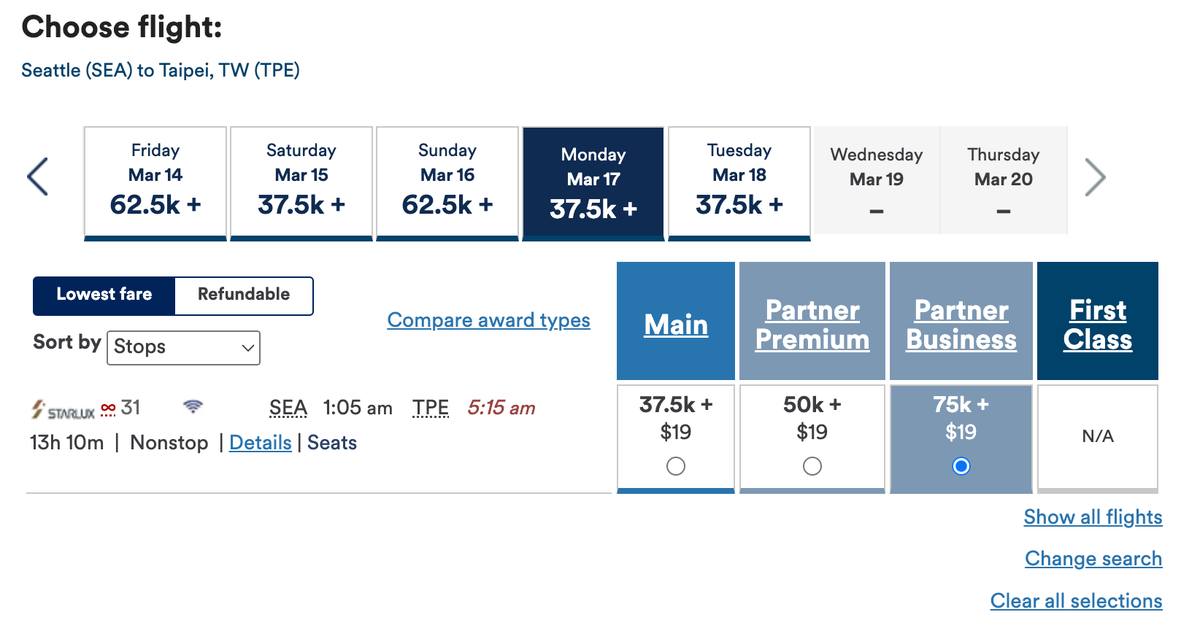 How to book Starlux Airlines flights using points and miles - The ...