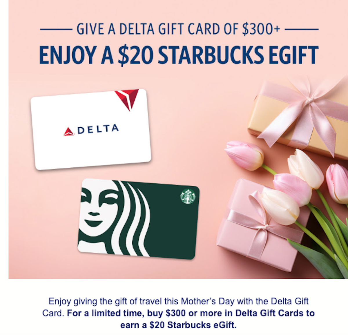 Earn free Starbucks with a $300 Delta gift card purchase - The Points Guy