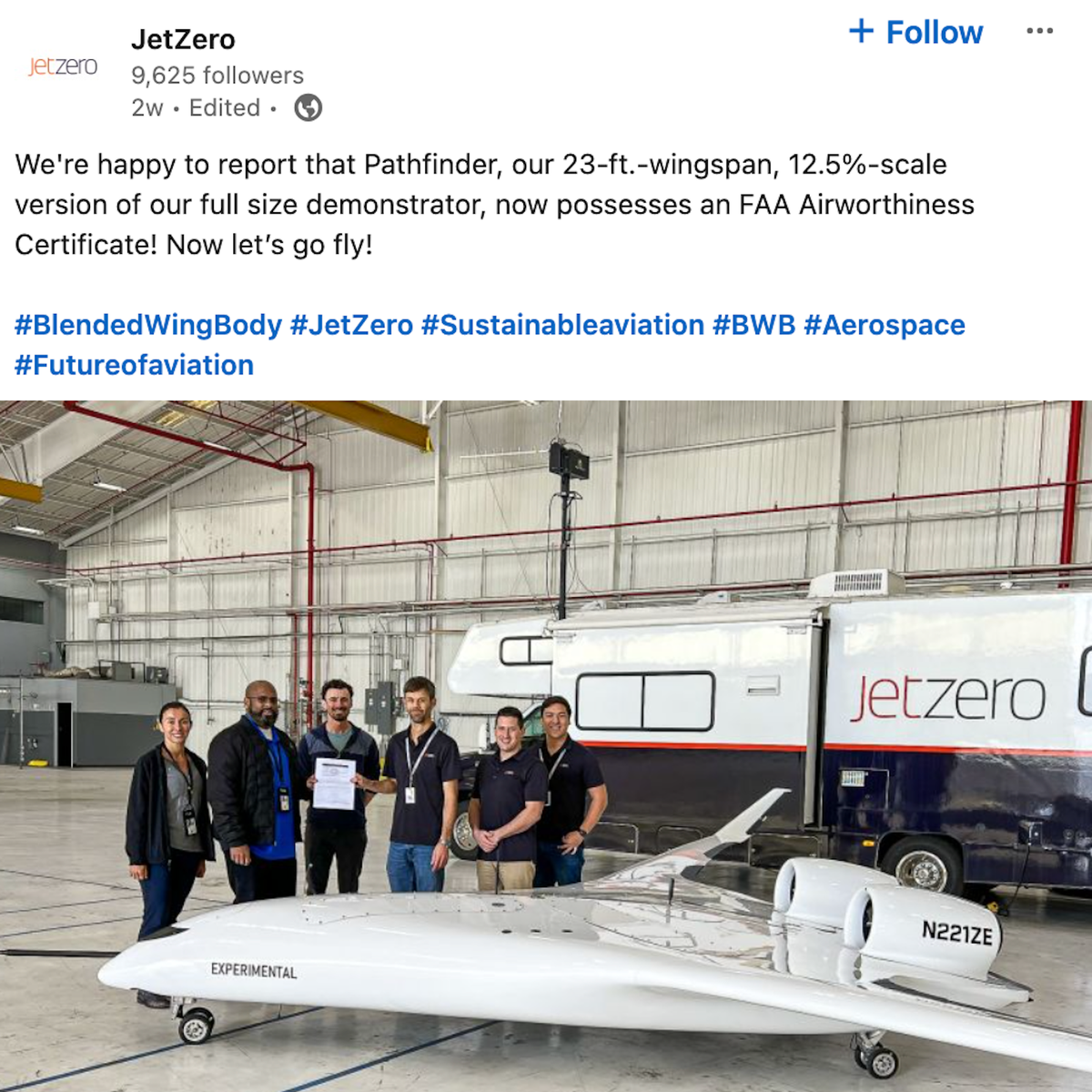 JetZero gets FAA permission to test 'blended-wing' aircraft concept ...