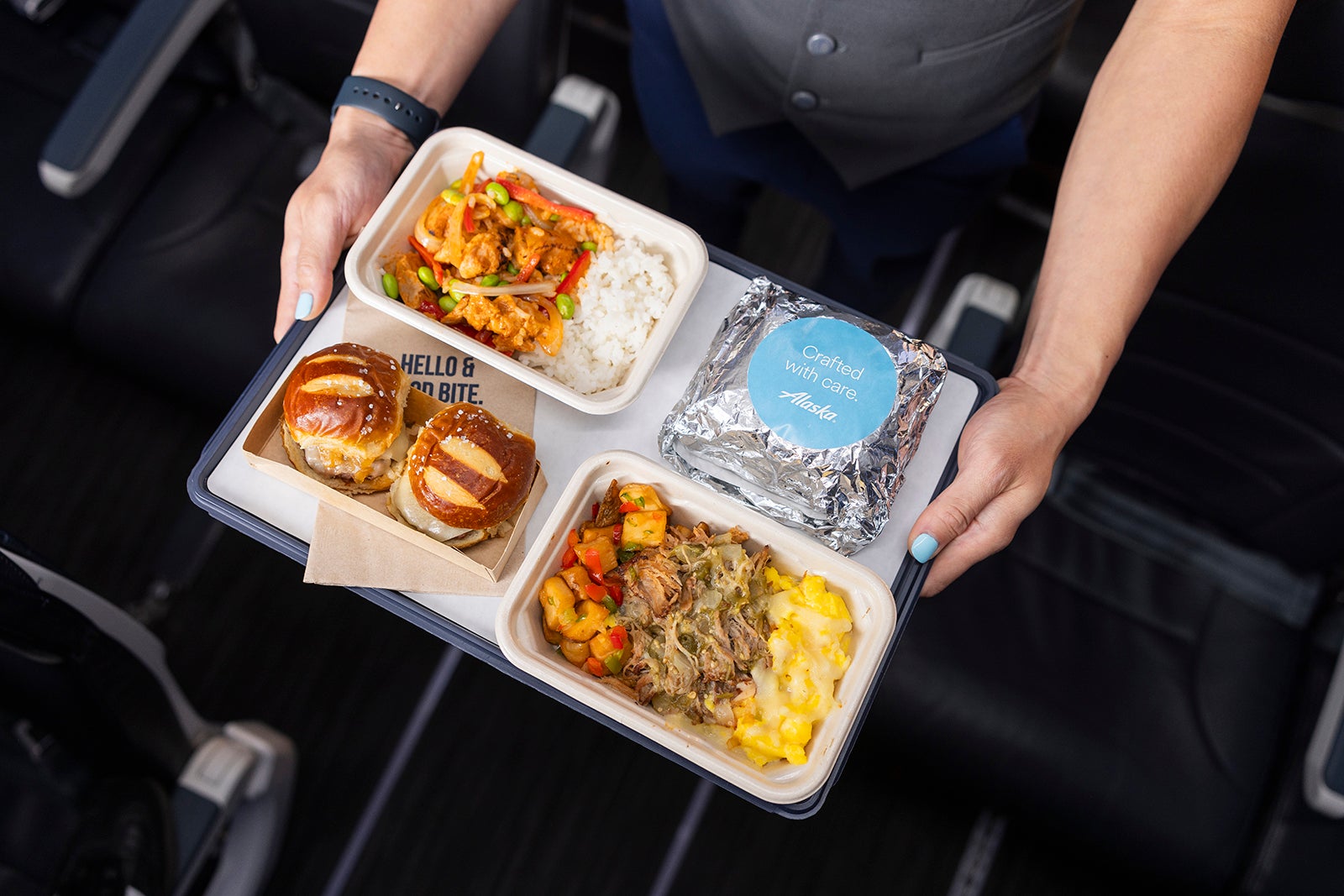 Hot menu items return to Alaska Airlines’ main cabin — here’s the menu ...
