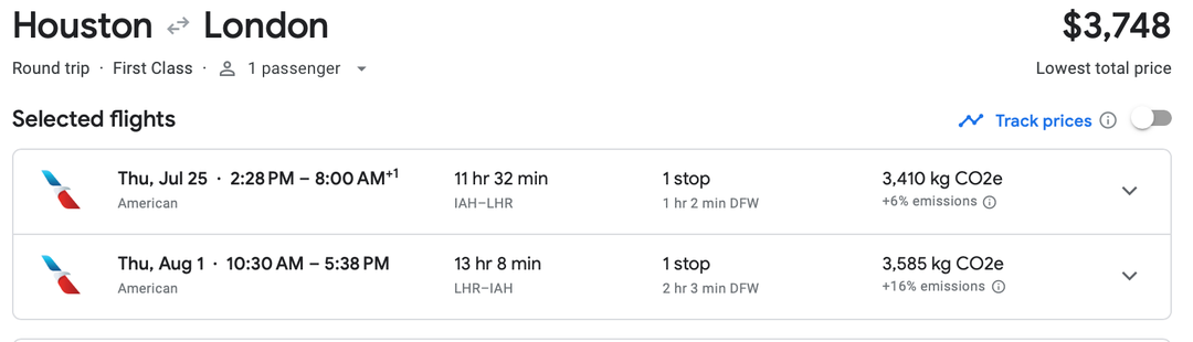 Fly first class to London, Paris and Rome this summer from $2639 round ...