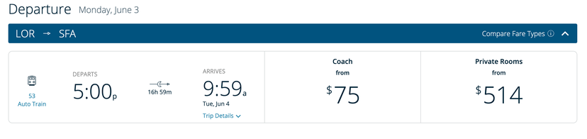 Amtrak Auto Train tickets starting at $75 for travel this summer - The ...