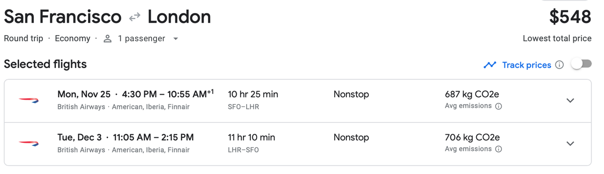 Nonstop flights to London available from $537 round-trip - The Points Guy