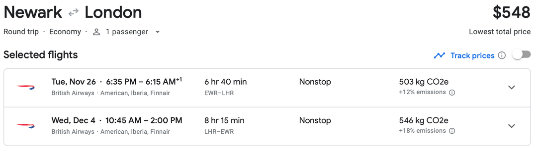 Nonstop flights to London available from $537 round-trip - The Points Guy