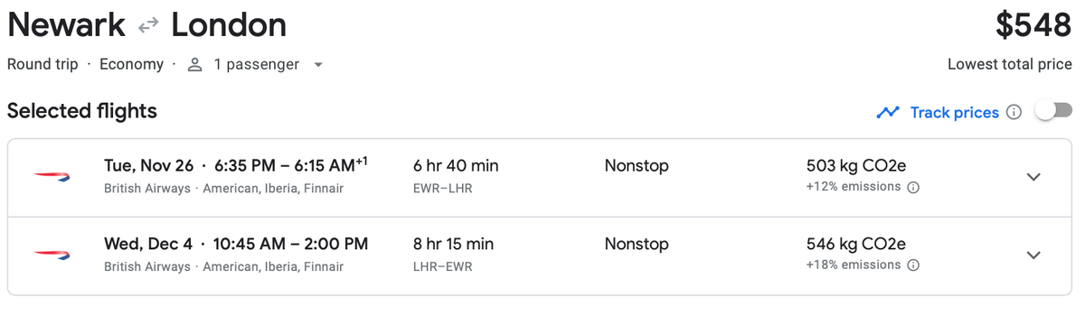 Nonstop flights to London available from $537 round-trip - The Points Guy