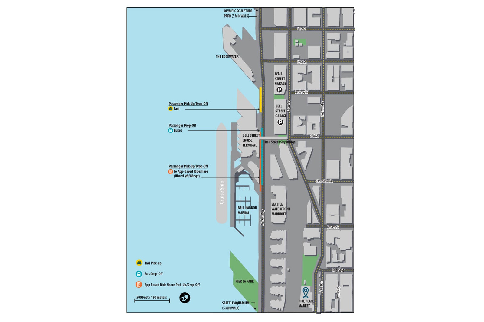 Seattle Cruise Ship Terminal Map