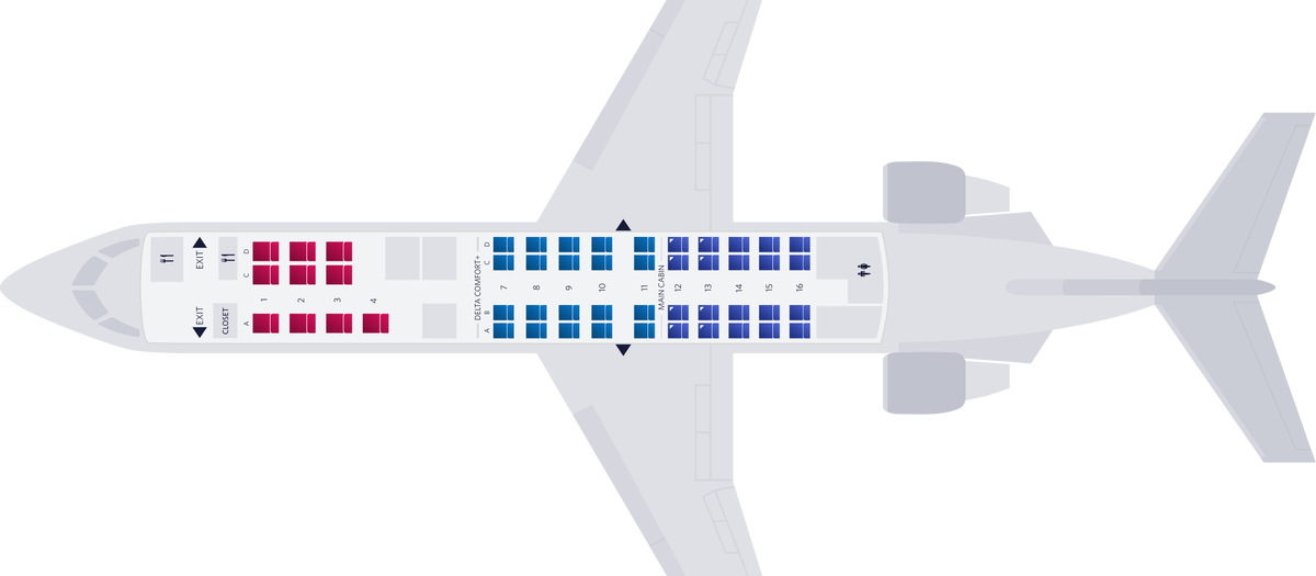 Delta joins United in debuting the special CRJ-550 regional jet - The ...