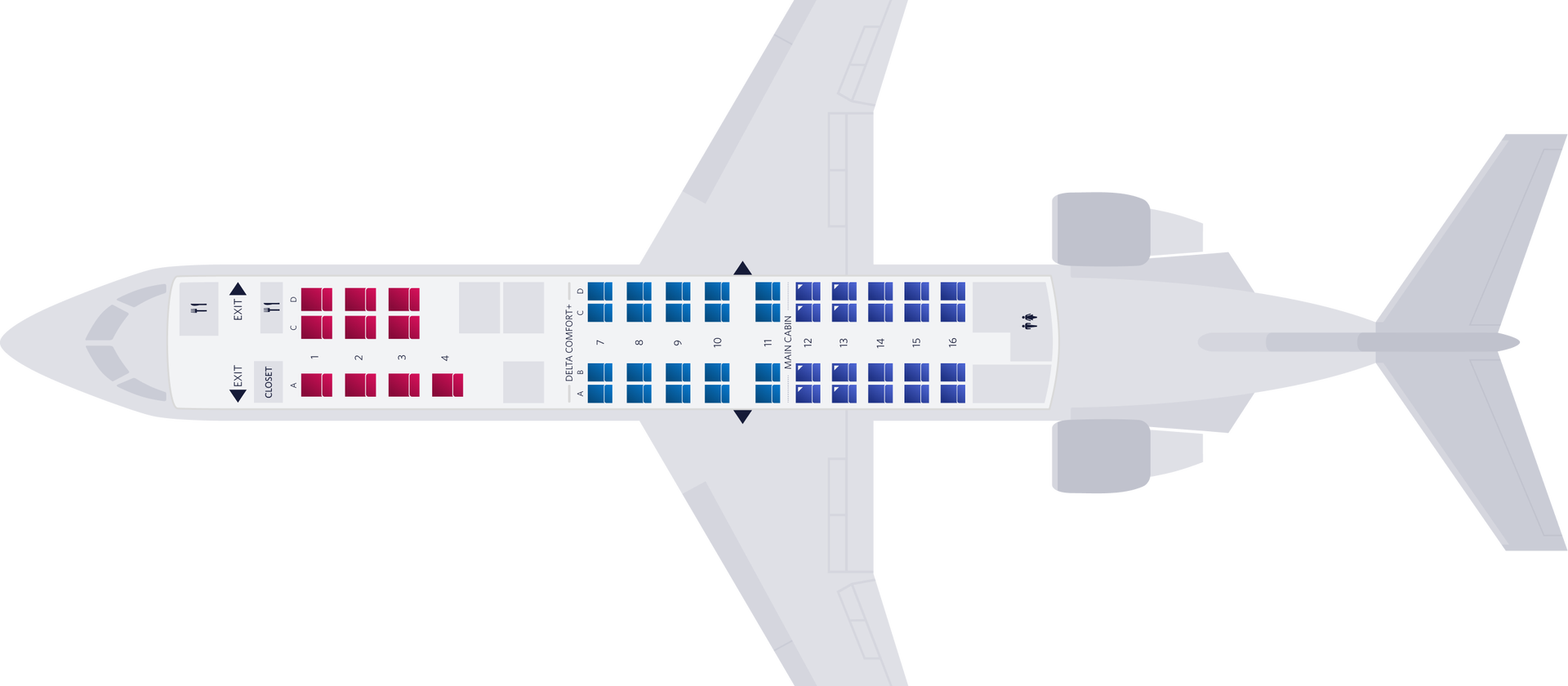 Delta joins United in debuting the special CRJ-550 regional jet - The ...