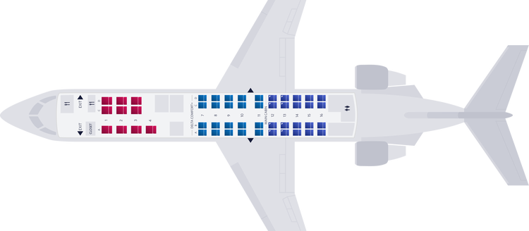 Delta joins United in debuting the special CRJ-550 regional jet - The ...