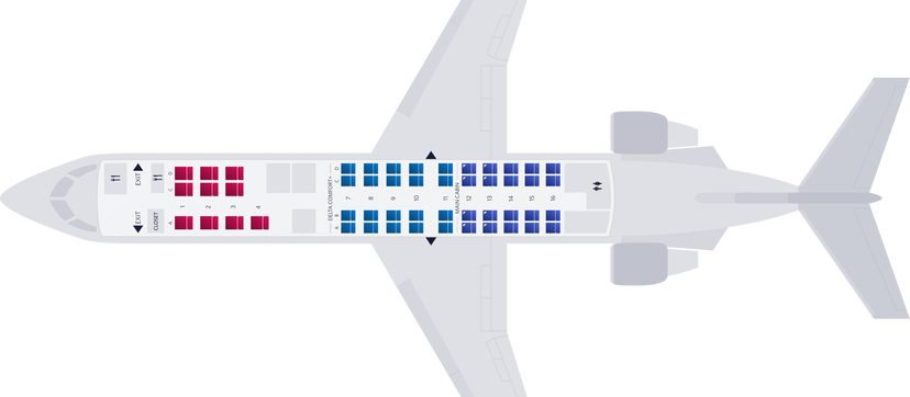 Delta joins United in debuting the special CRJ-550 regional jet - The ...