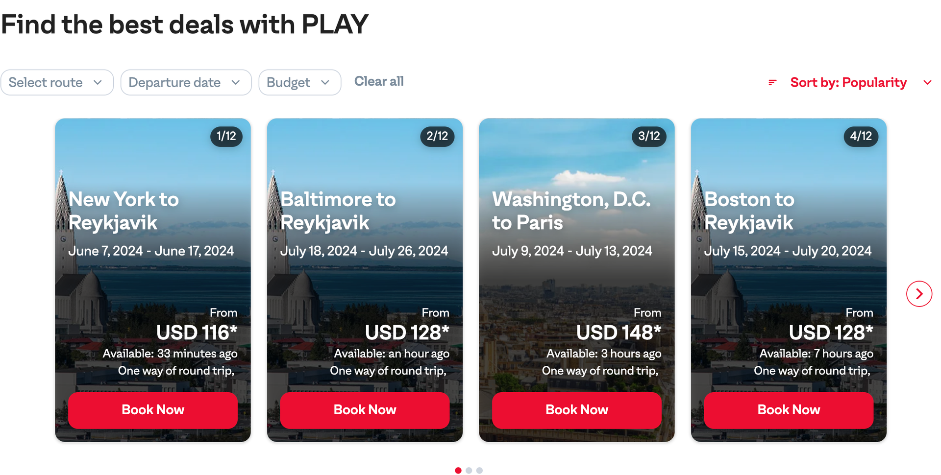 Play Airlines is offering a 25% discount for tickets to Europe through ...