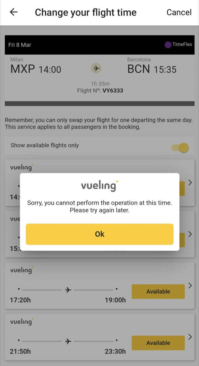 How to get a Vueling TimeFlex refund - The Points Guy