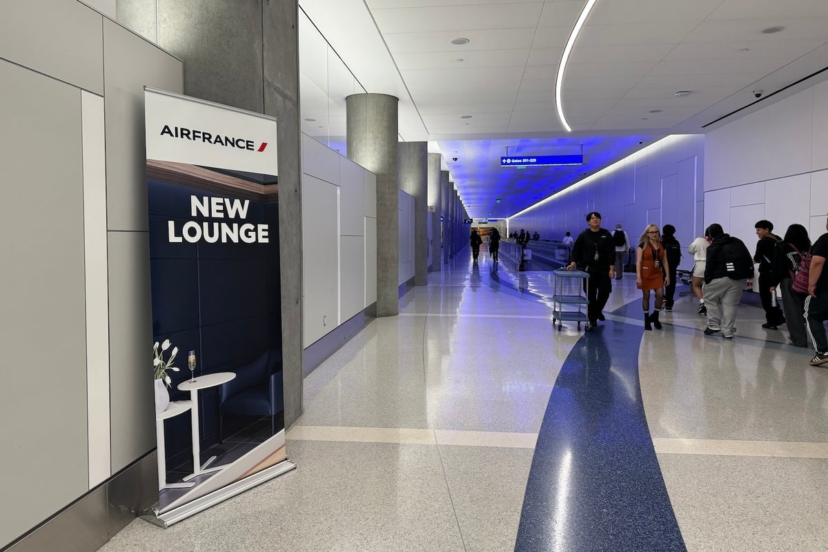 Air France lounge at LAX sneak peek - The Points Guy