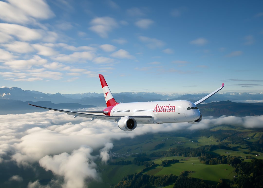 Austrian Airlines' first Boeing 787 Dreamliner takes off for New York ...