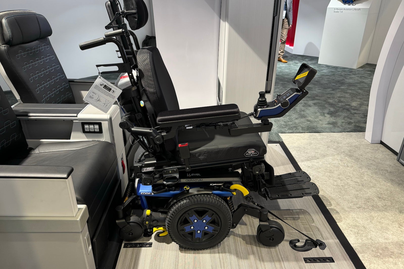 Delta demonstrates new seat concept, larger lavatory for passengers who ...