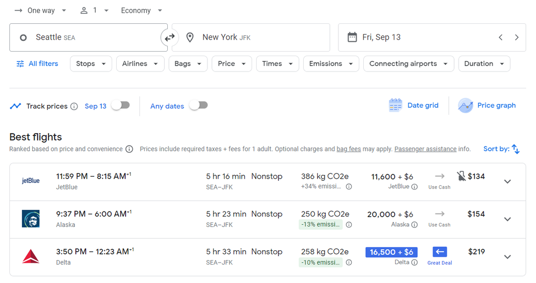 Points Path extension in Google Flights: How to use - The Points Guy