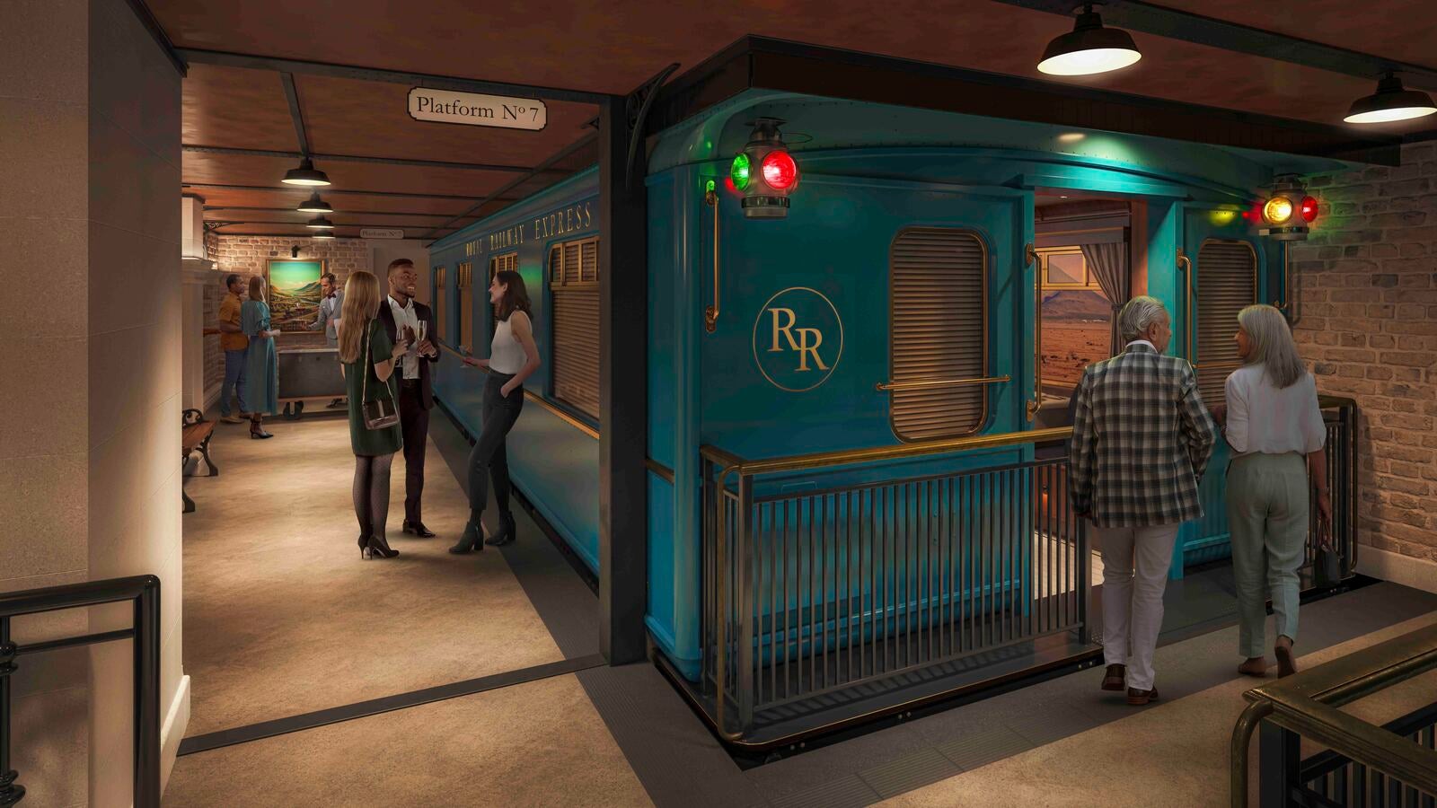 Royal Railway - Utopia Station: The train that fits on a cruise ship ...