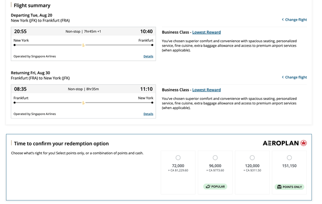Aeroplan's 125% bonus promo: Fly round-trip to Europe in business class ...