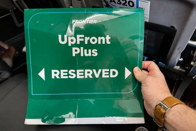 Frontier's new UpFront Plus: What to expect booking and on board ...