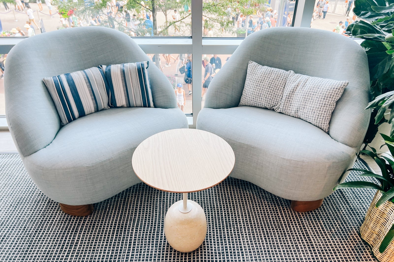 A review of the Chase Lounge and Terrace at the US Open: Chic lounges ...