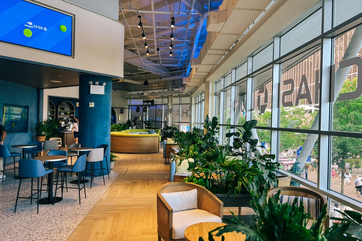 A review of the Chase Lounge and Terrace at the US Open: Chic lounges ...