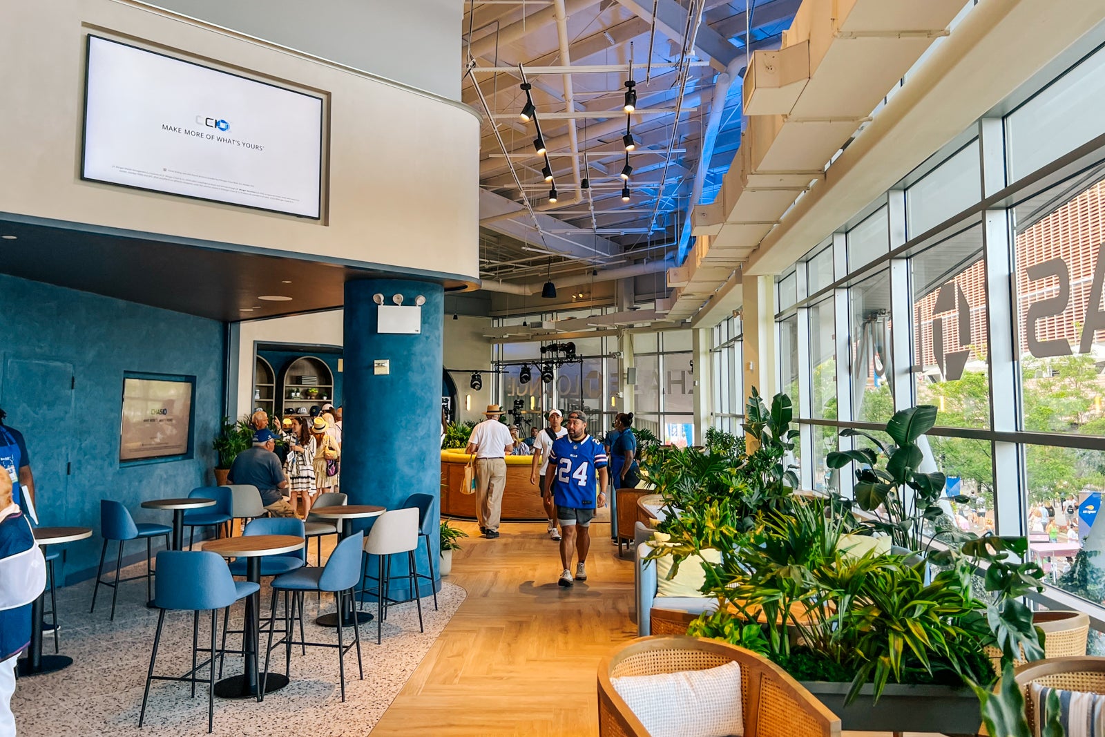 A review of the Chase Lounge and Terrace at the US Open: Chic lounges ...