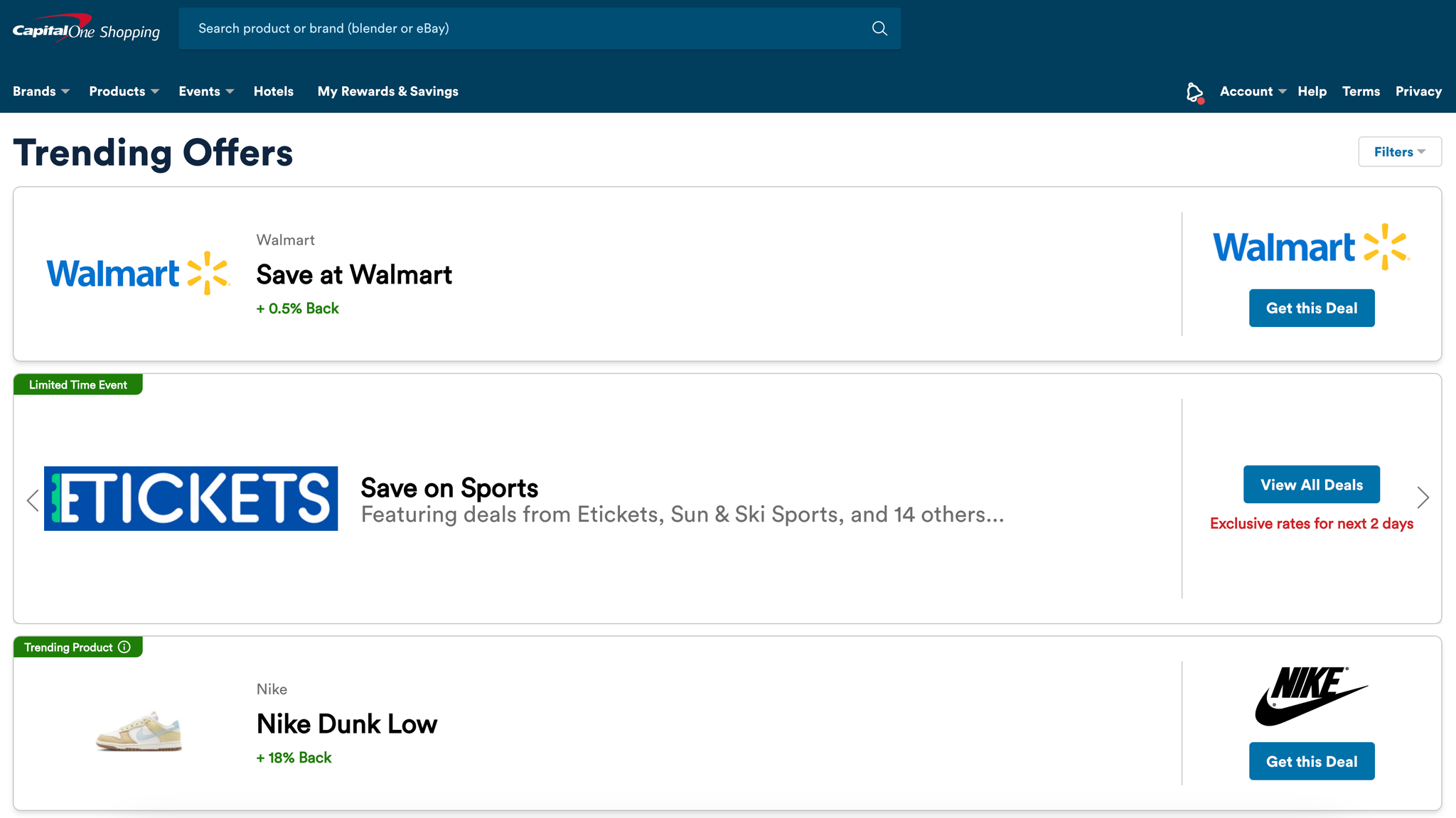 Capital One Shopping portal: What is it and how to use it to earn ...